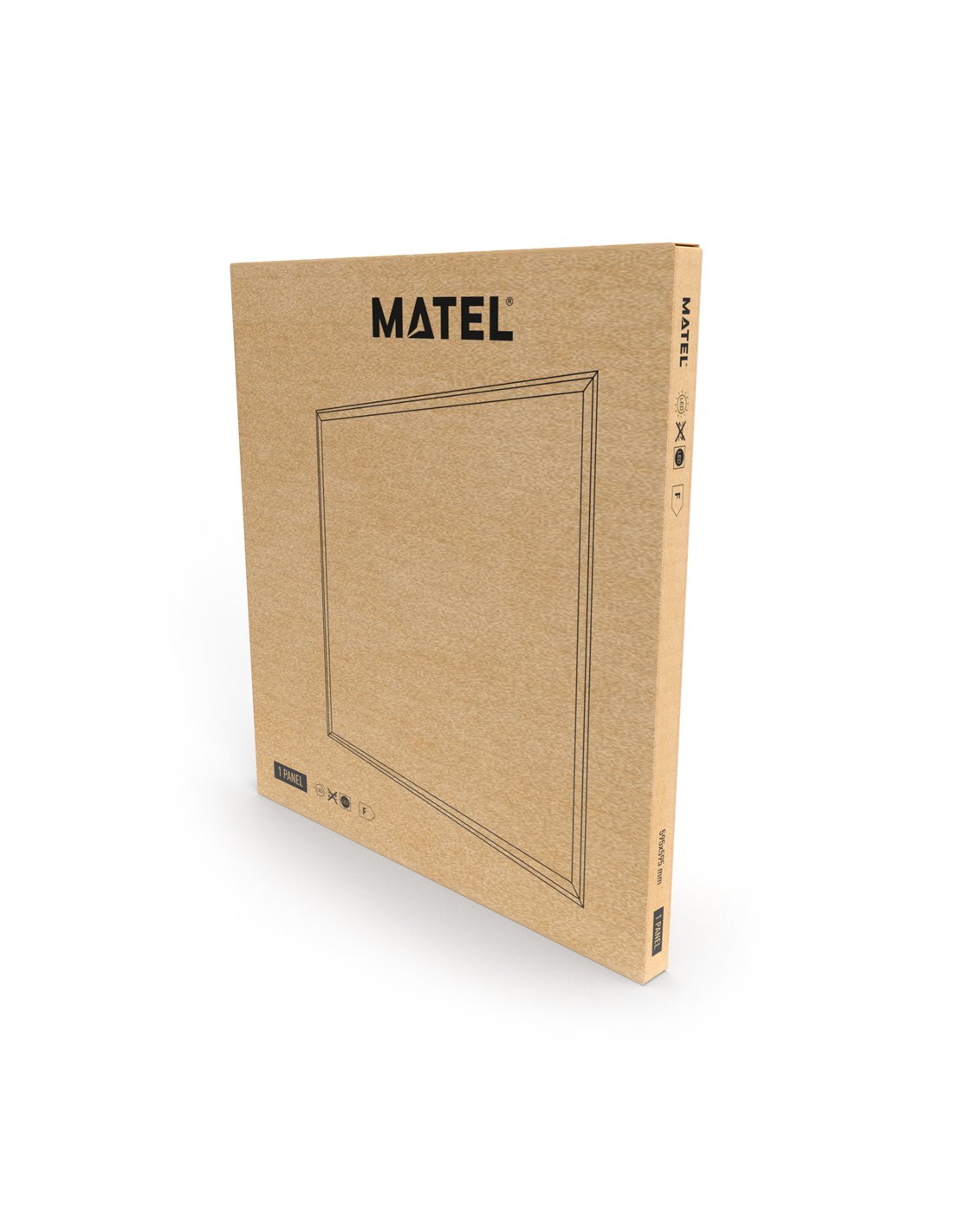 Panel led aluminio matel chip samsung 60x60cm 40w neutra