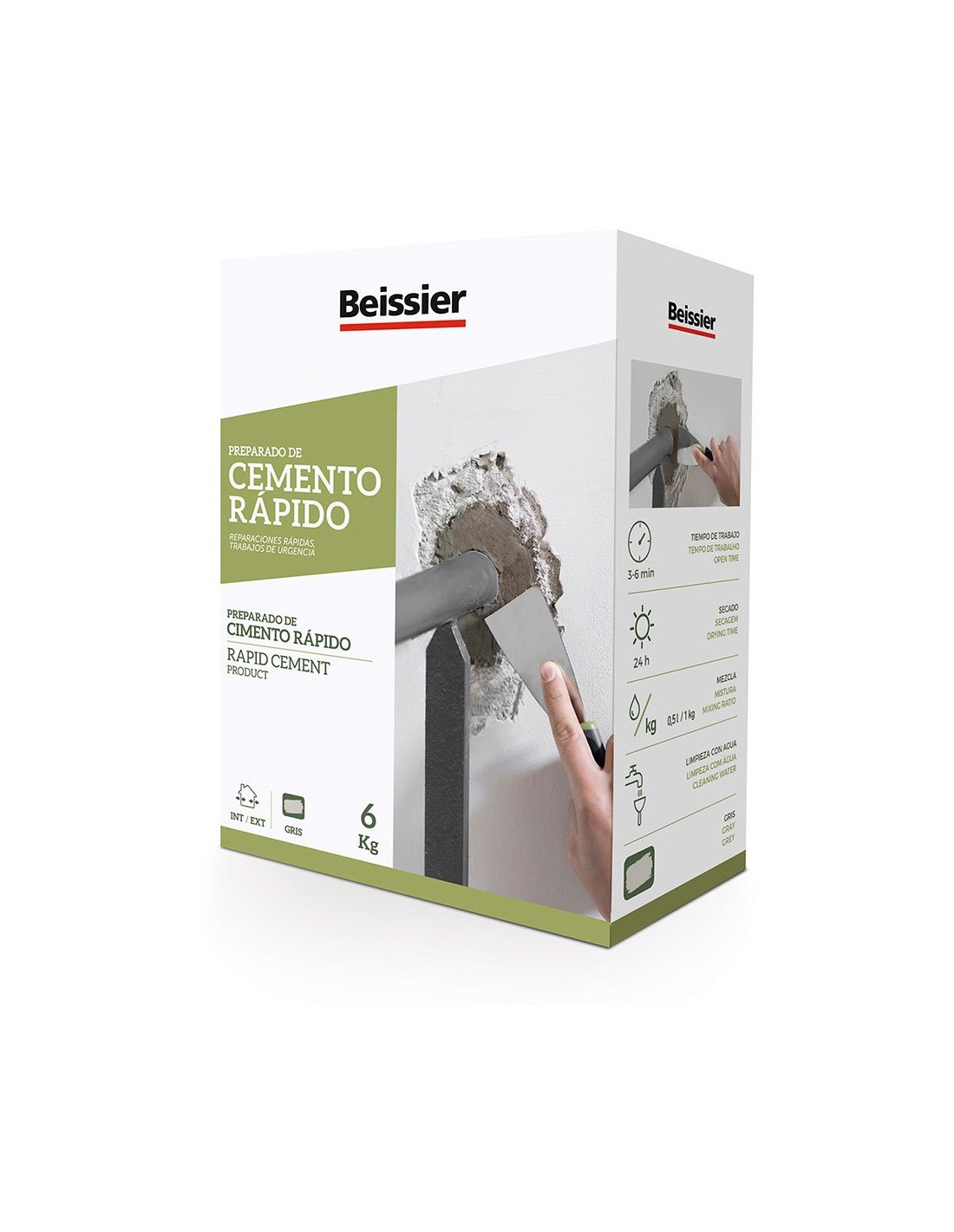 BEISSIER cemento rápido 6kg 70166-001