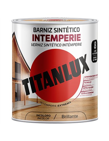 Glossy Weatherproof Varnish 750ml M14 Titanlux