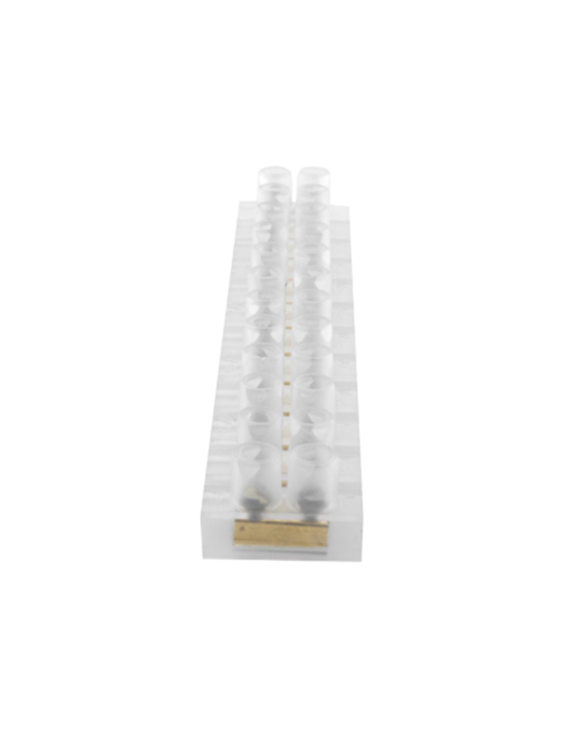 4mm Polyamide White Screw Terminal Block, Pack of 10