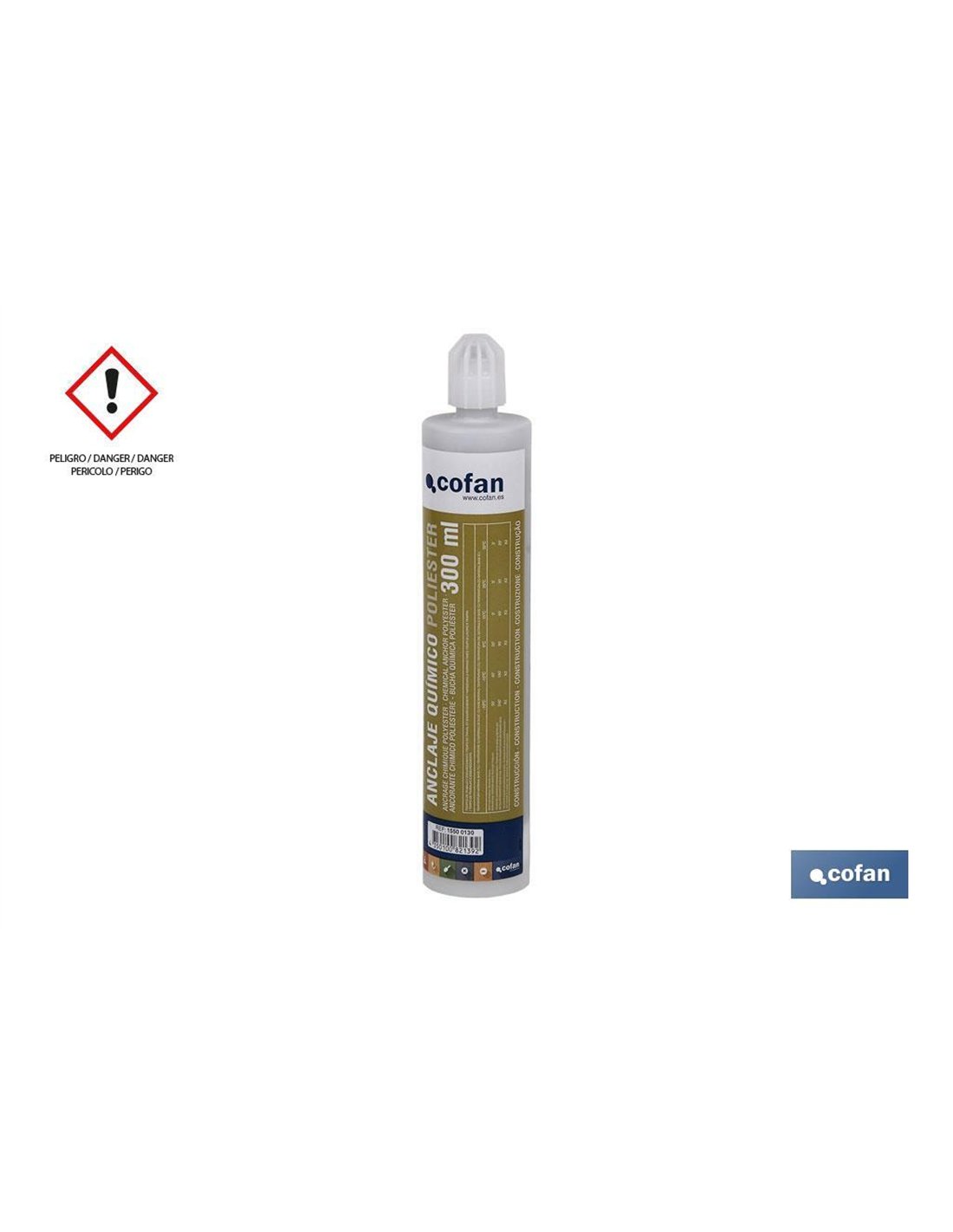 Styrene-free polyester chemical anchor 300 ml, high strength and fast ...