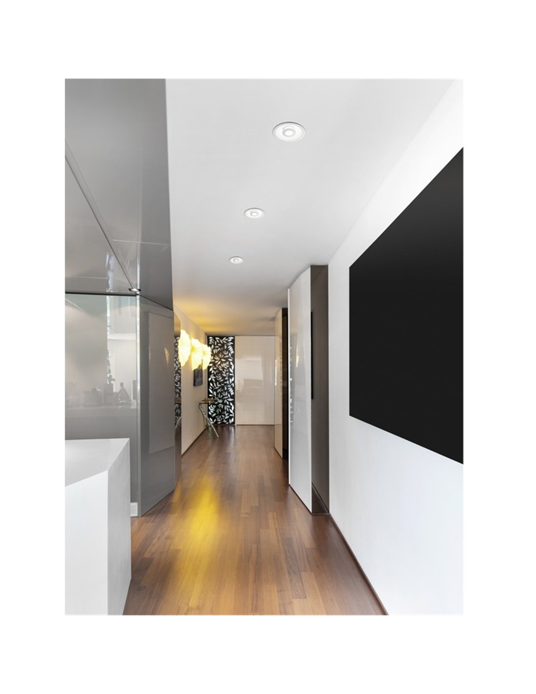 Foco empotrable LED 12W+11W 3000K cuadrado balnco