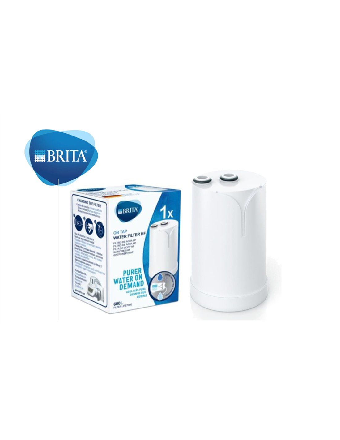 filtro de agua BRITA recambio 600L para grifos - calidad garantizada