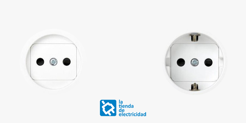 Diferencia entre un enchufe bipolar y un enchufe bipolar con toma de ... Diferencia entre un enchufe bipolar y un enchufe bipolar con toma de ...